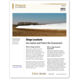 Silage Leachate: Use Caution and Protect the Environment