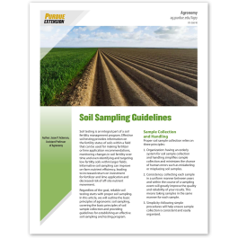 Soil Sampling Guidelines