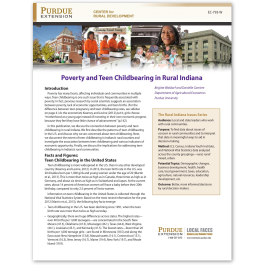 Poverty and Teen Childbearing in Rural Indiana