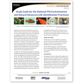 Study Guide for the National FFA Environmental and Natural Resources ...