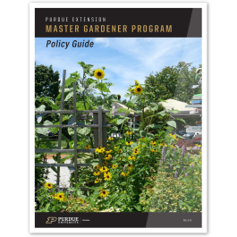 Policy Guide, Purdue Extension Master Gardener Program
