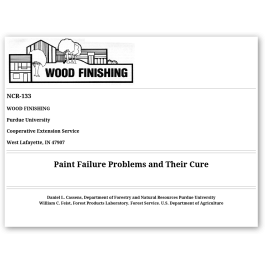 Paint Failure Problems and Their Cure