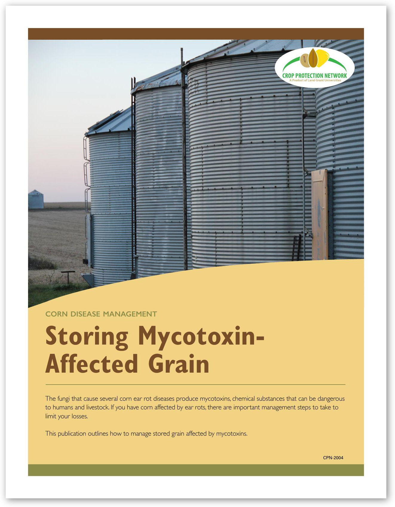Corn Disease Management: Storing Mycotoxin-affected Grain