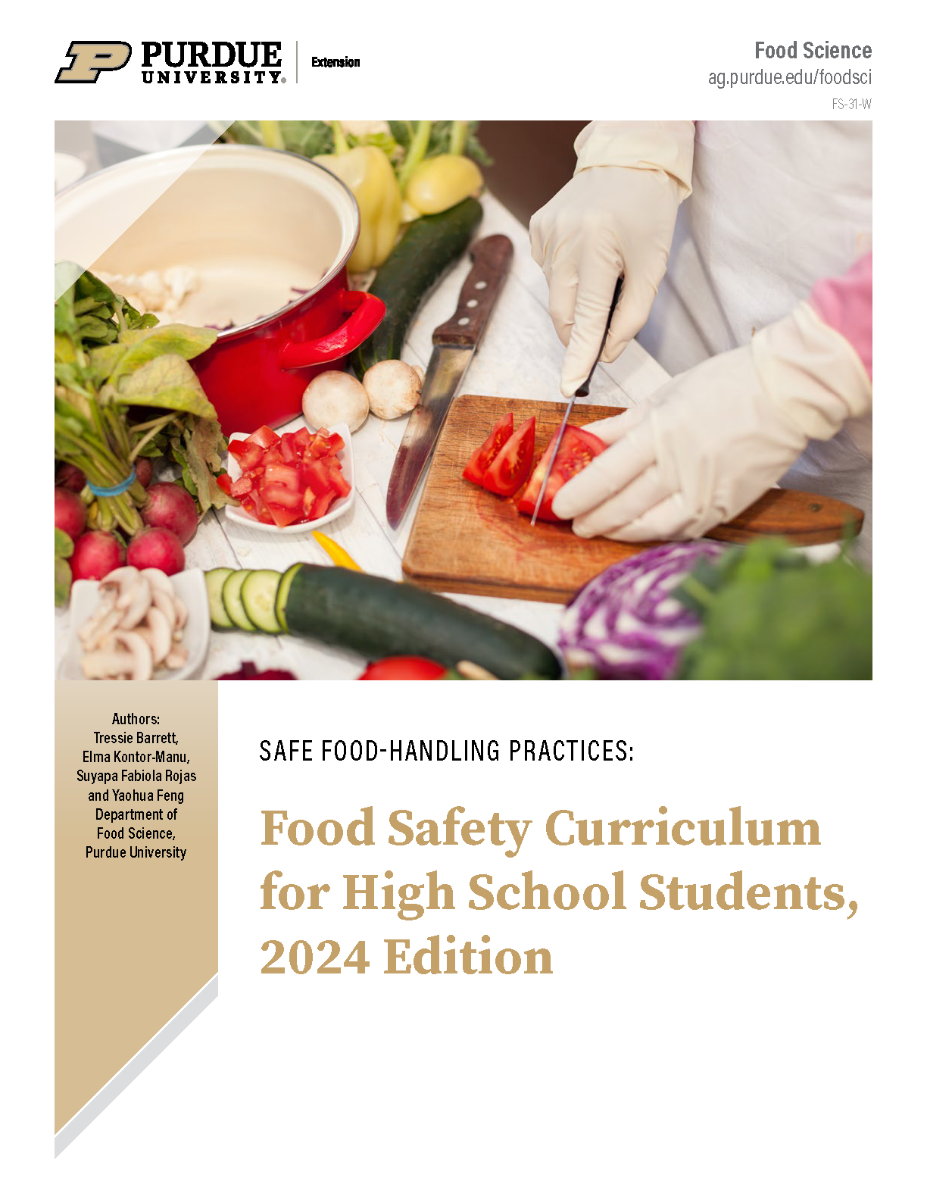 Food Safety Curriculum for High School Students, 2024 edition