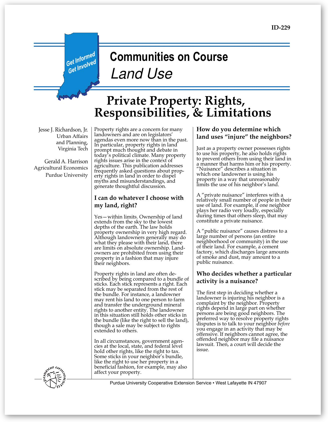 Property Rights Economics